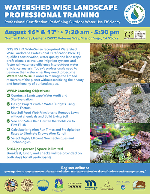 Watershed Wise Landscape Professional Certification-South Orange County ...